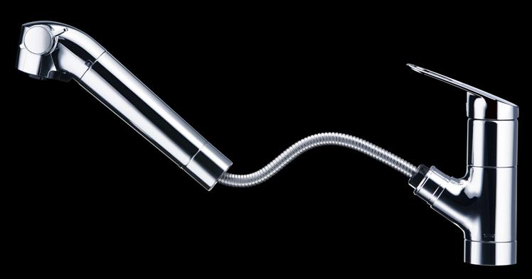TKGG38E【TOTO】 GGシリーズ 1穴 シングルレバー水栓 （シャワ・整流・浄水器付） キッチン用水栓のことならONLINE JP（オンライン）