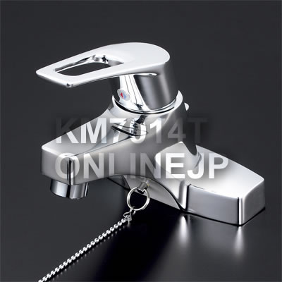 KM315GT→代替KM7014T【KVK】 シングルレバー式混合栓 (ゴム栓付)のことならONLINE JP（オンライン）